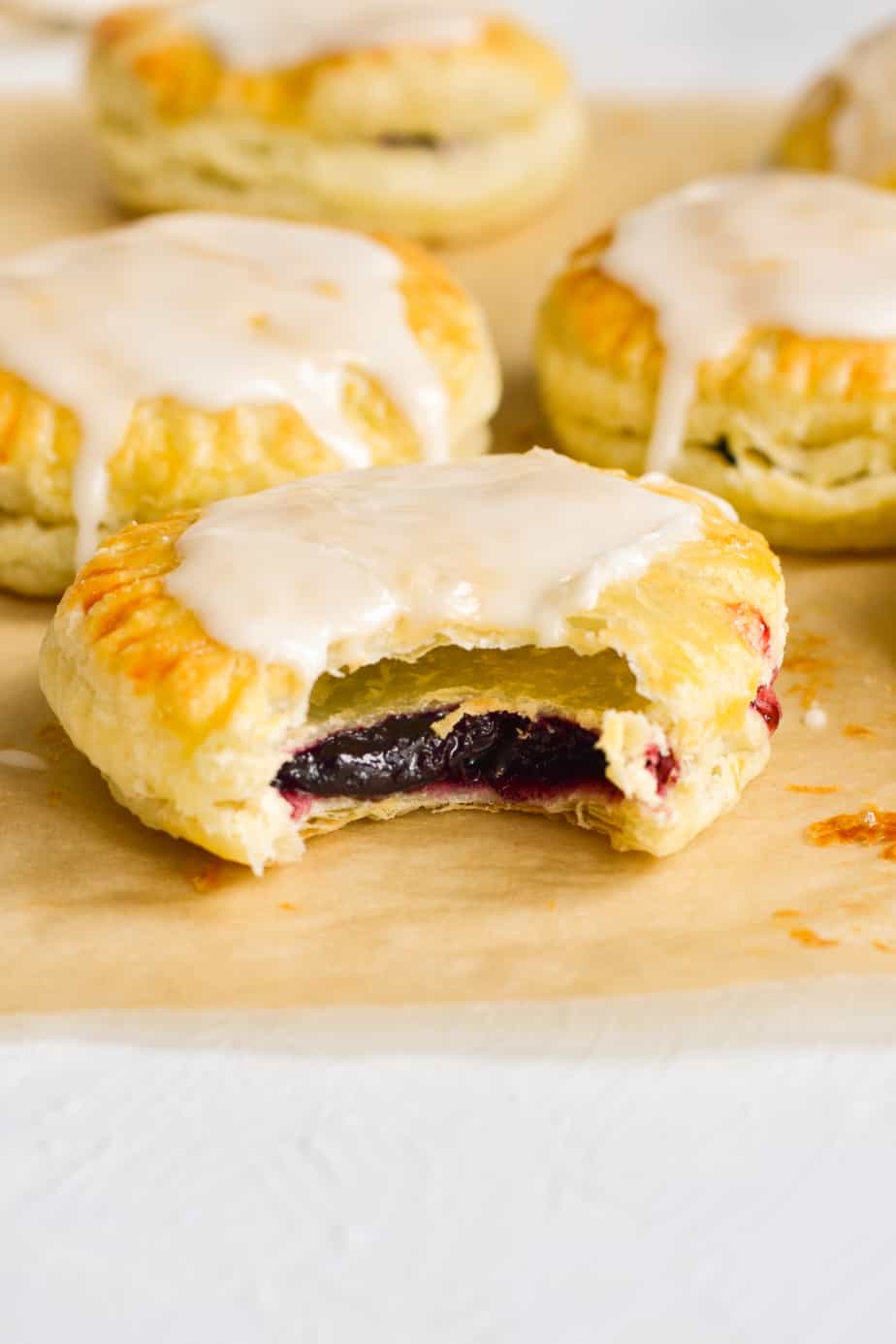 Homemade Blueberry Pop-Tarts with Lemon Glaze - Cozy Cravings