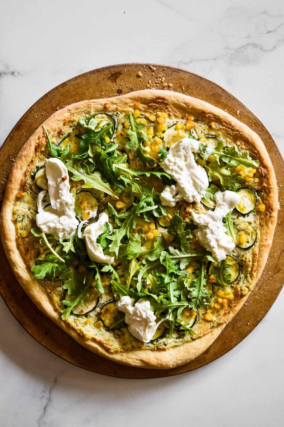 Spring Herbed Ricotta Pizza - Cozy Cravings