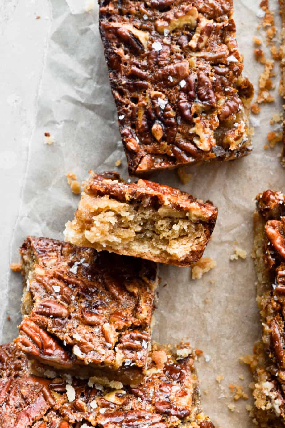 Maple Pecan Pie Shortbread Bars - Cozy Cravings