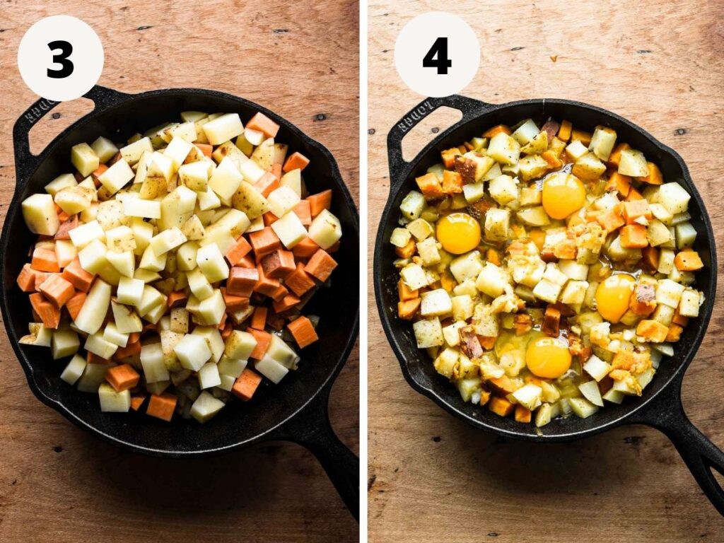Potato, Egg and Bacon Breakfast Skillet - Cozy Cravings
