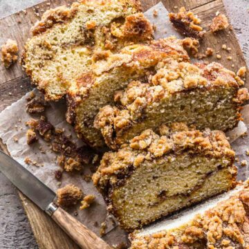 Cinnamon Swirl Loaf Cake - Cozy Cravings