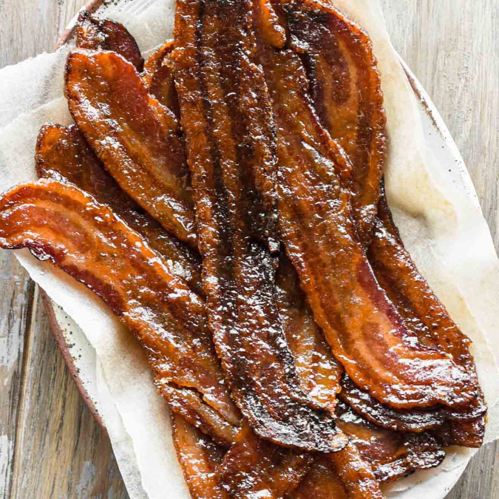 Maple Candied Bacon - Cozy Cravings