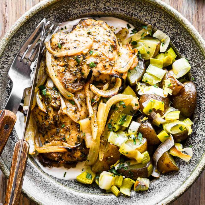 Baked Chicken and Leeks - Cozy Cravings