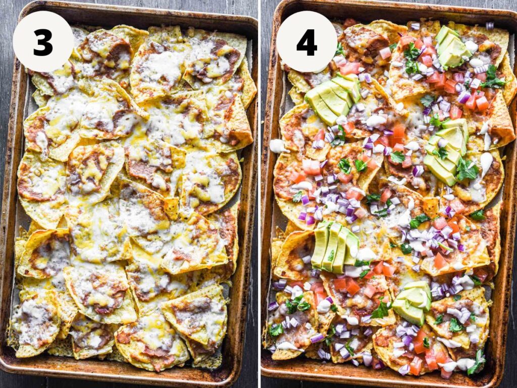 Refried Bean Nachos - Cozy Cravings