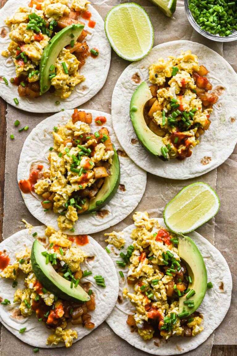 Easy Scrambled Egg Tacos - Cozy Cravings
