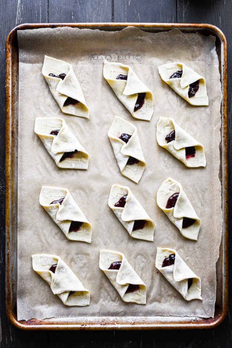 Puff Pastry Jam Tarts - Cozy Cravings
