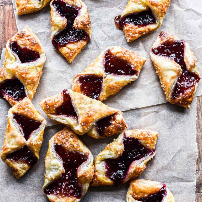 Puff Pastry Jam Tarts - Cozy Cravings