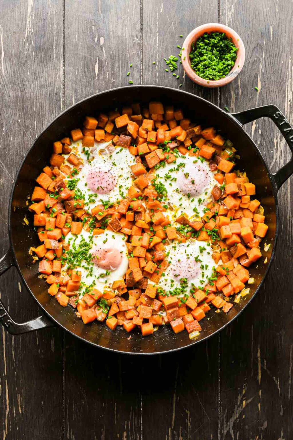 Sweet Potato and Egg Hash - Cozy Cravings